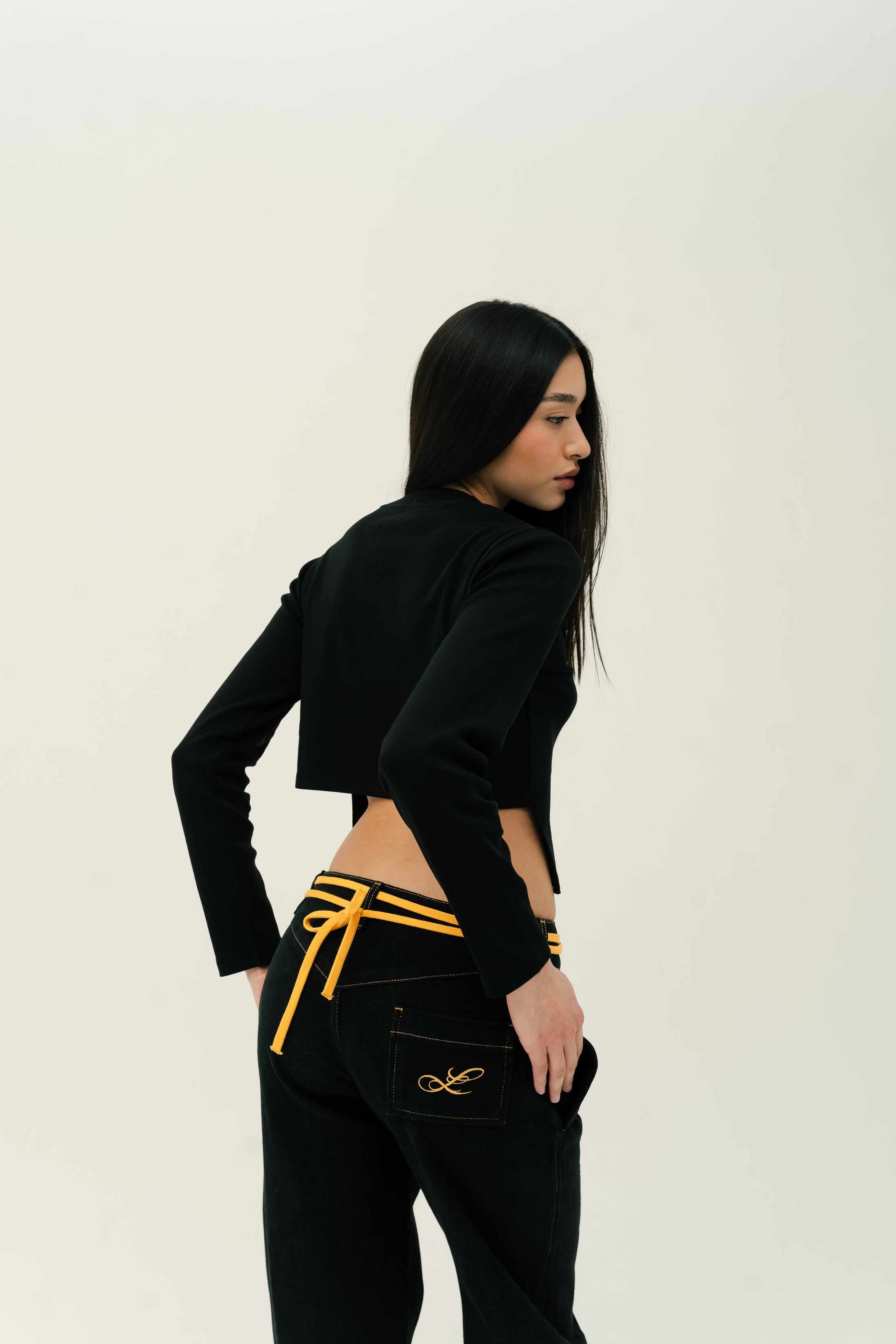 Crop Back Long Sleeve T-Shirt – LUNALEE